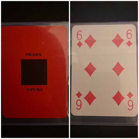 Prada | Games | Prada Six 6 Of Diamonds Vintage Collectible Luxury In ...